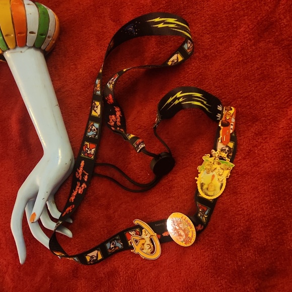 Disney | Jewelry | Disney Lanyard With 4 Pins | Poshmark